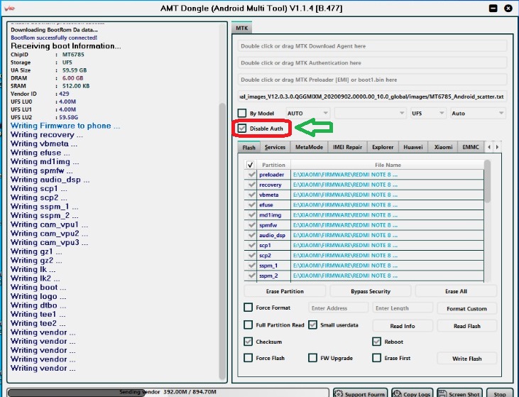 Disable SLA Auth Xiamoi, Oppo, Meizu Guide With AMT Dongle - GSM-Forum